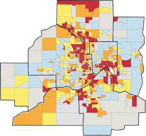 Zip Code Map Twin Cities - Map